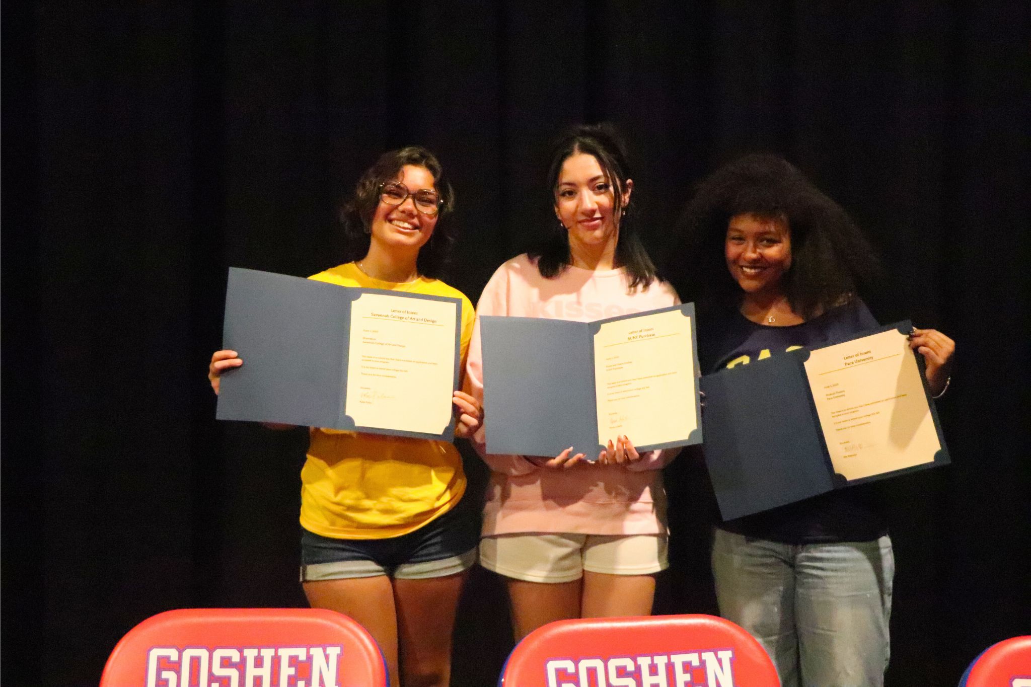 See photos from Unified Arts Signing Day! - Goshen Central School District